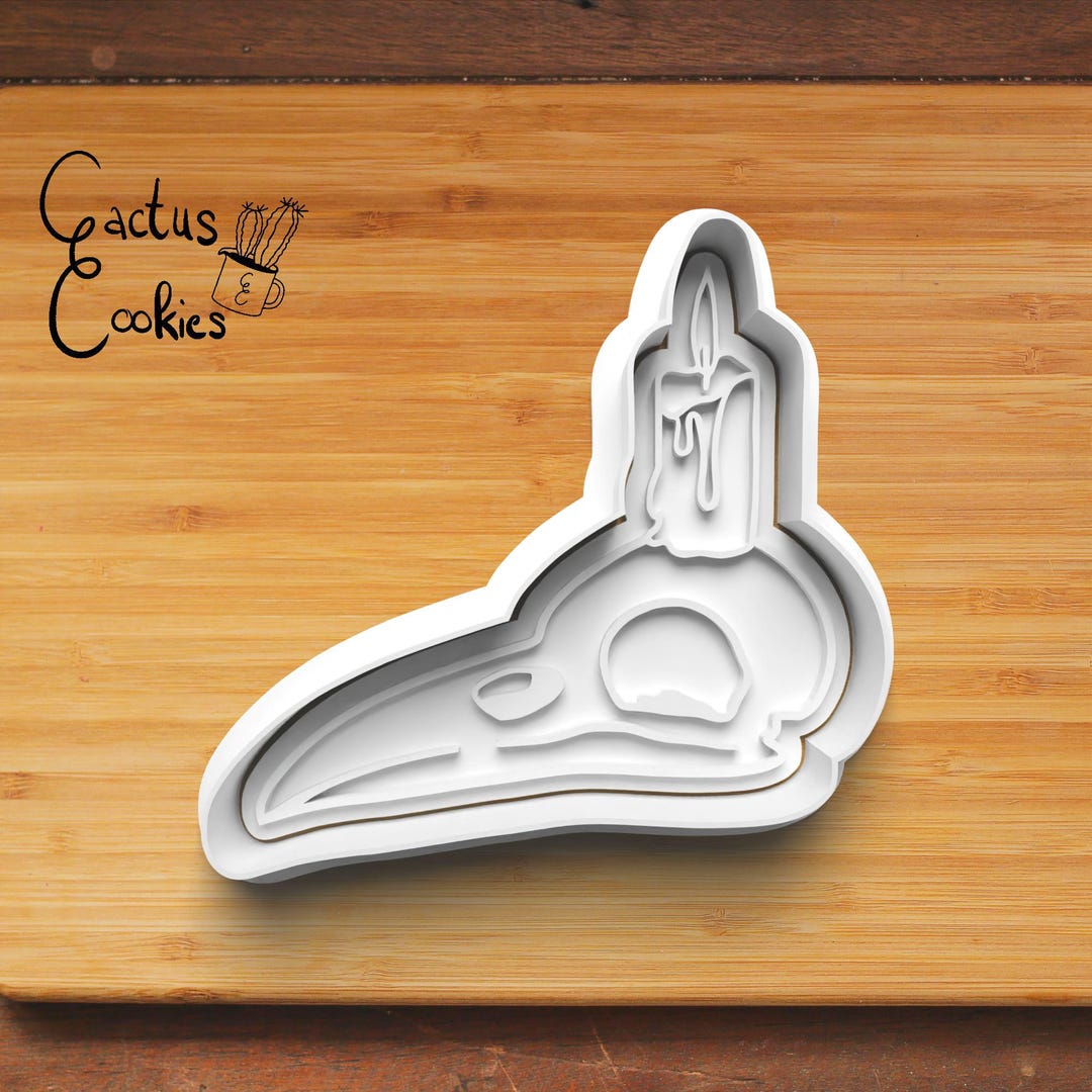 Raven Skull Cookie Cutter STL File (digital Download) - Etsy