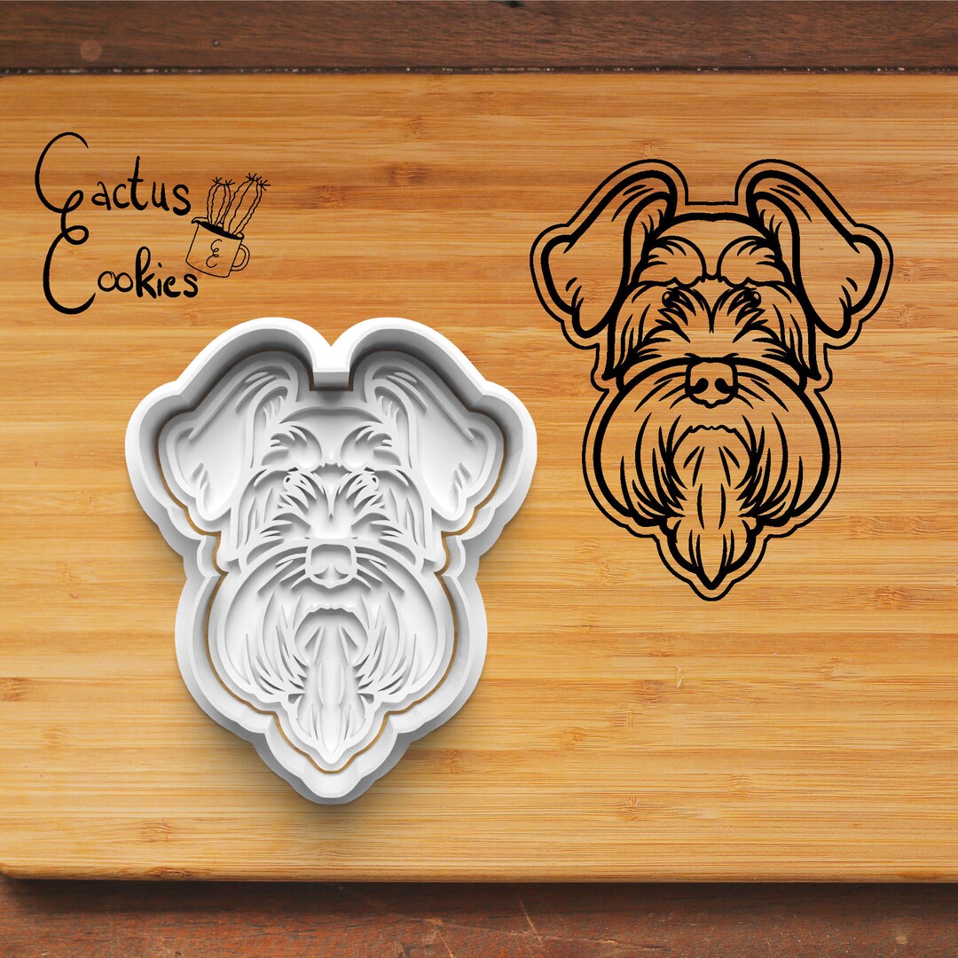 Miniature Schnauzer Cookie Cutter STL File (digital Download) - Etsy