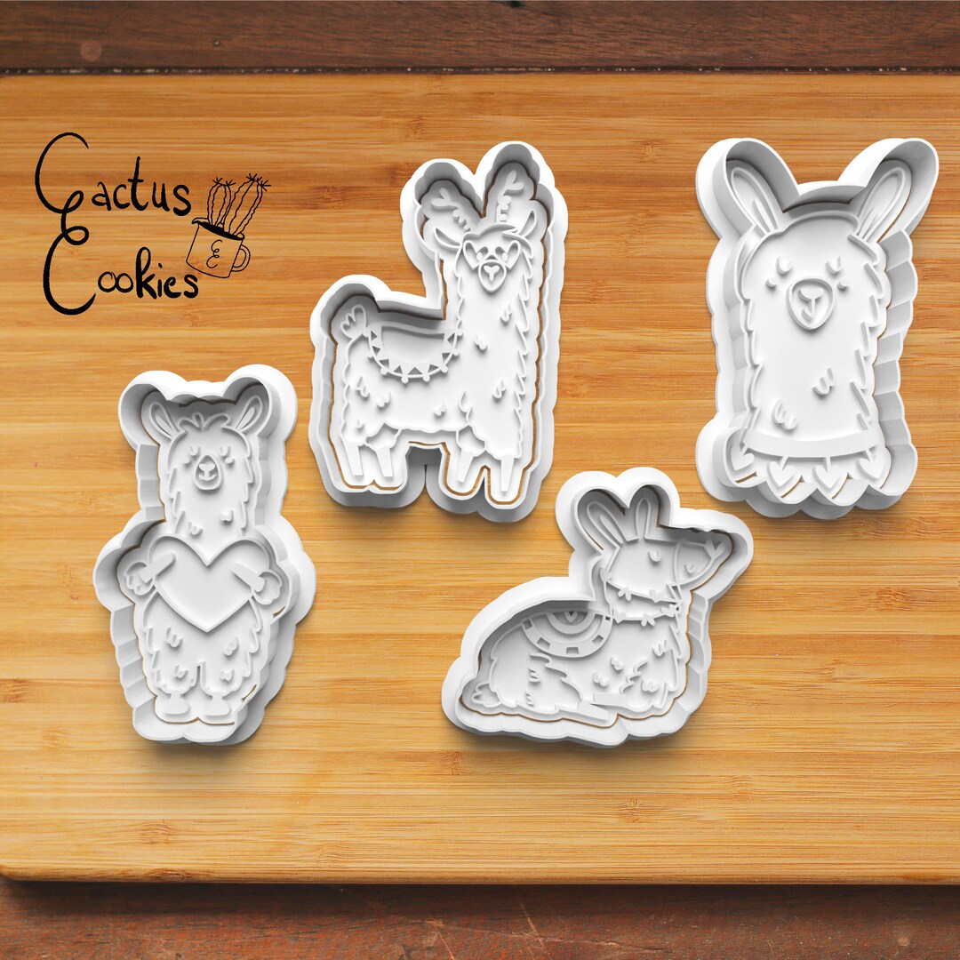 Alpaca Cookie Cutter STL File (digital Download) - Etsy