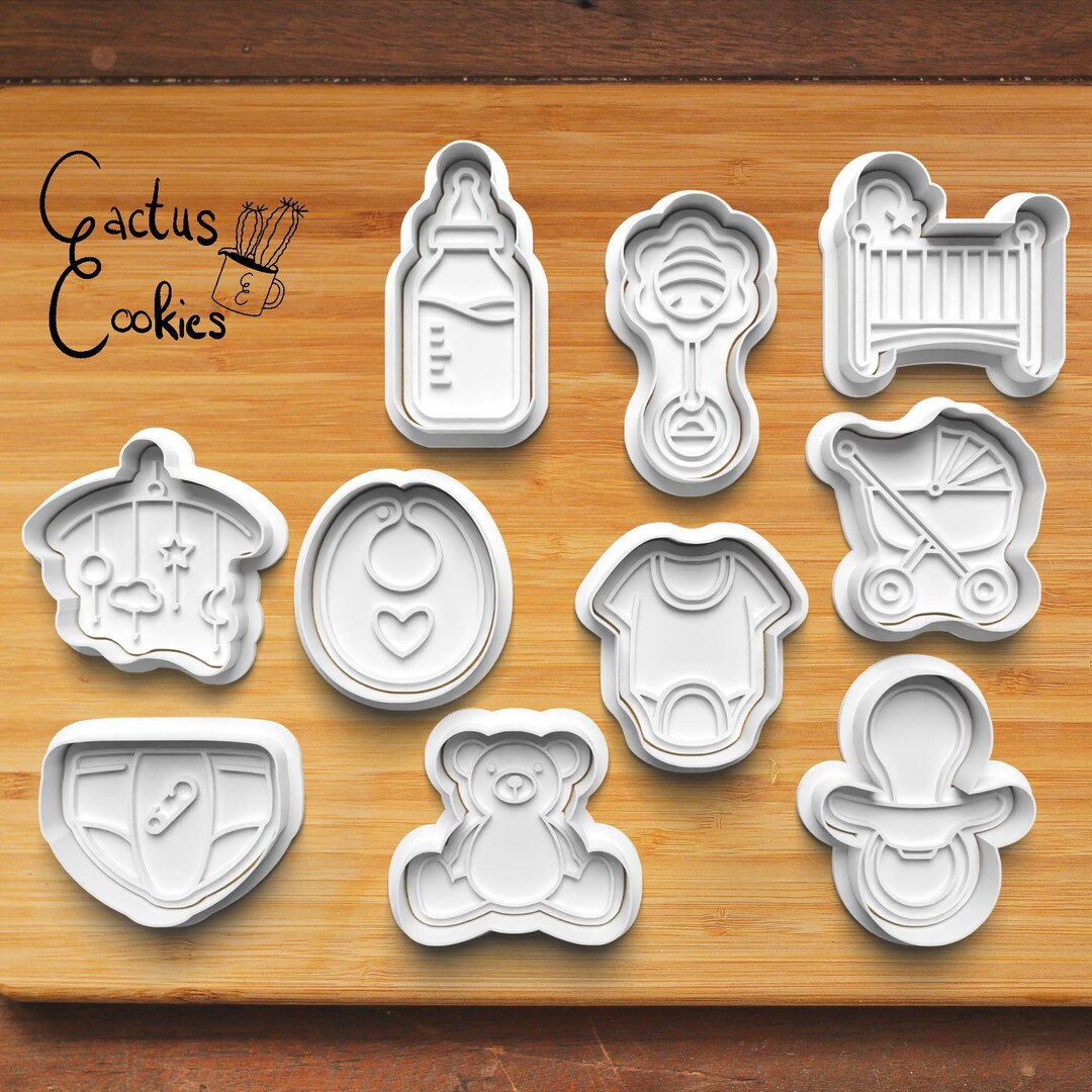 Digital STL File Download for 10 Baby Cookie Cutter - Etsy