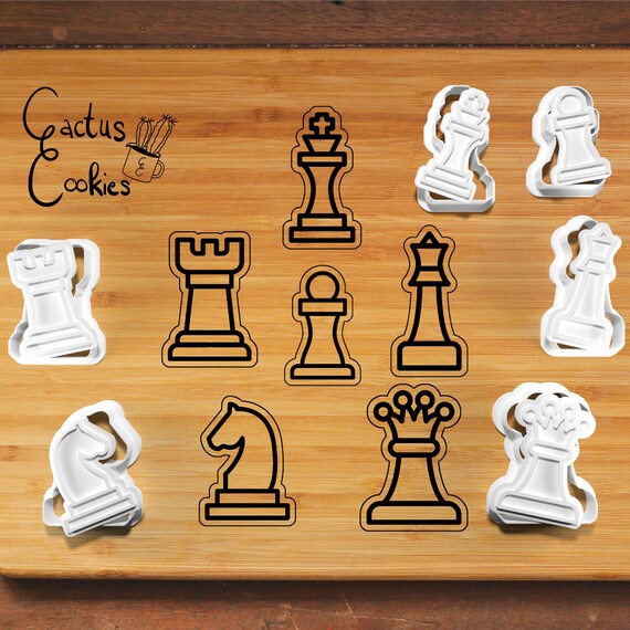 Digital STL File Download for Chess Cookie Cutter - Etsy