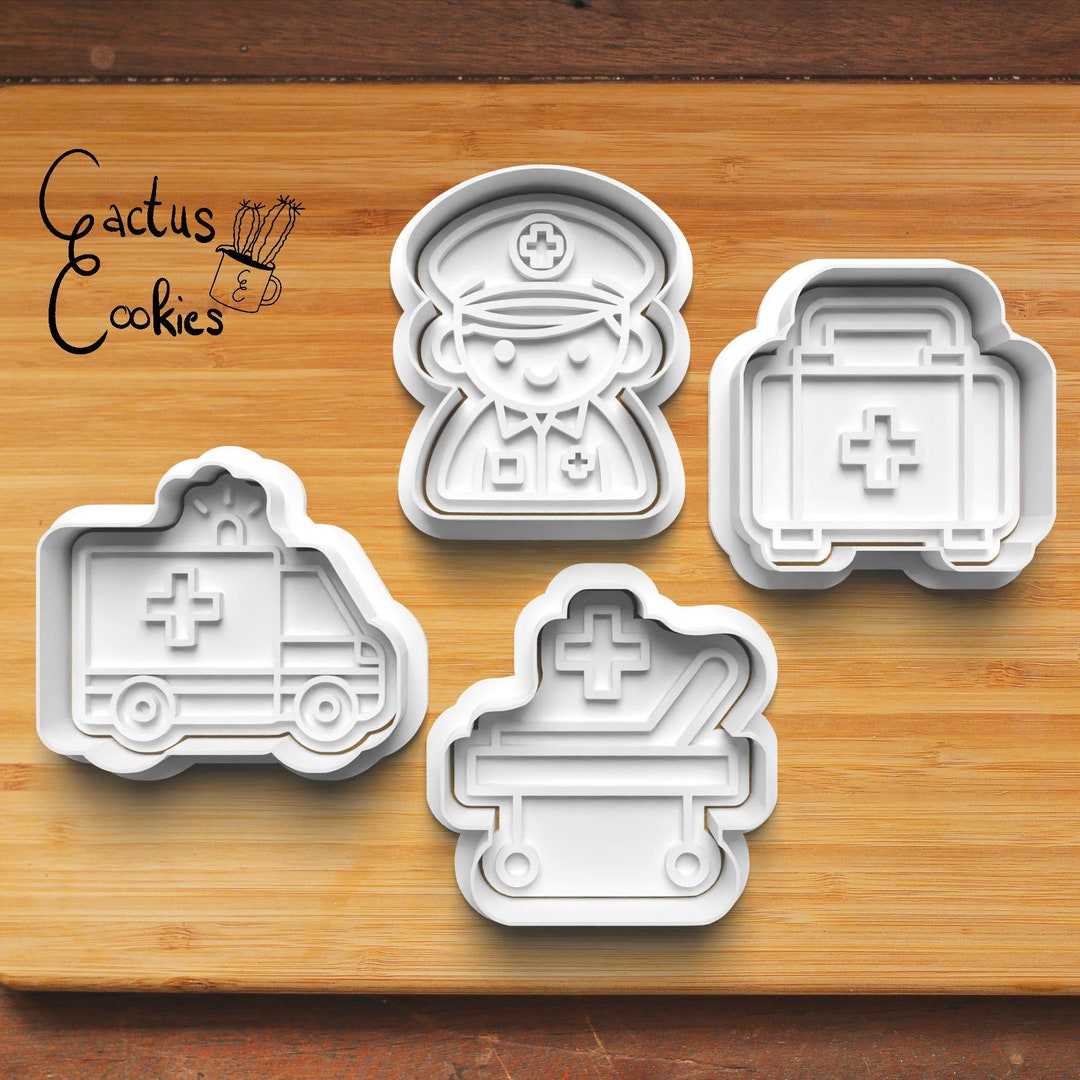 Digital STL File Download for Ambulance Cookie Cutter - Etsy