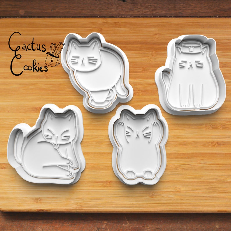 Digital STL File Download for Grumpy Cat Cookie Cutter - Etsy