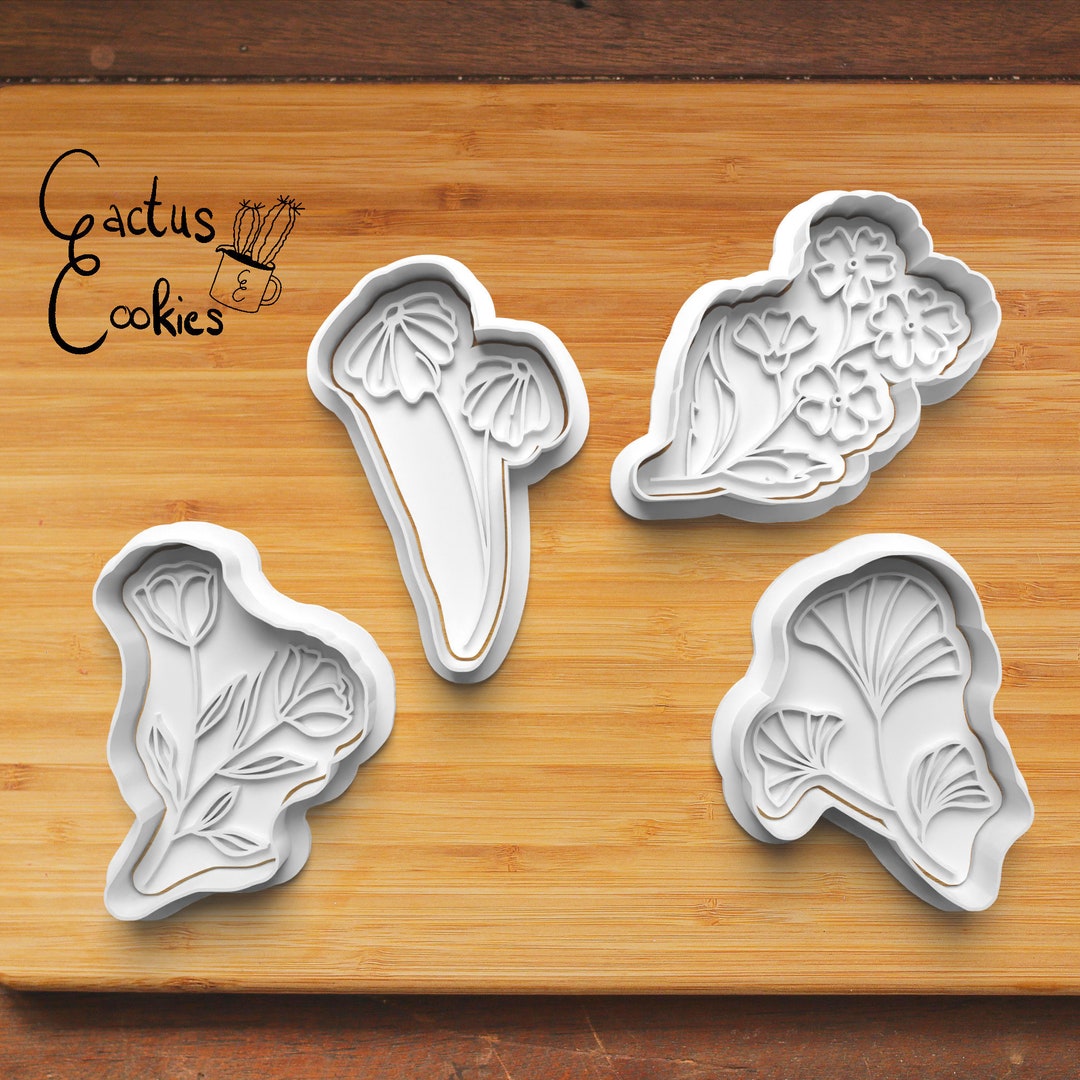 Flower Cookie Cutter STL File (digital Download) - Etsy