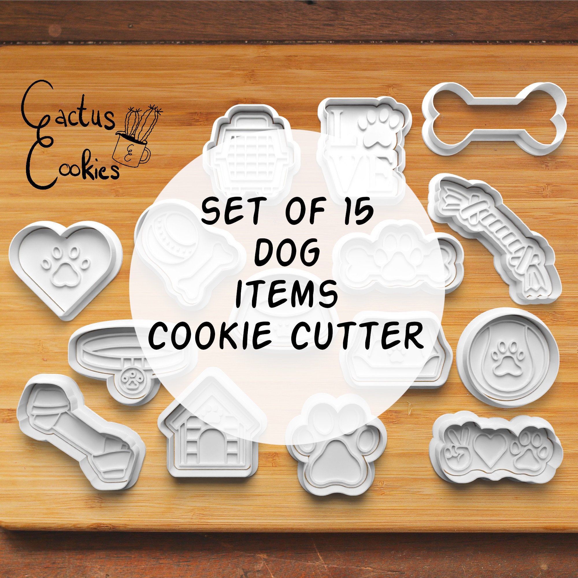 Digital STL File Download for Dog Items Set 15 Cookie Cutter - Etsy