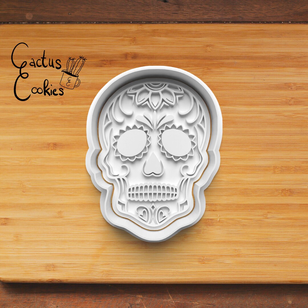 Digital STL File Download for Skull Cookie Cutter - Etsy