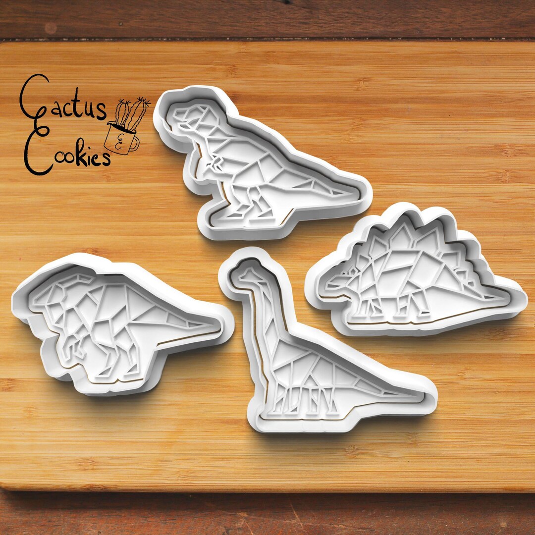 Digital STL File Download for Origami Dinosaurs Cookie Cutter - Etsy