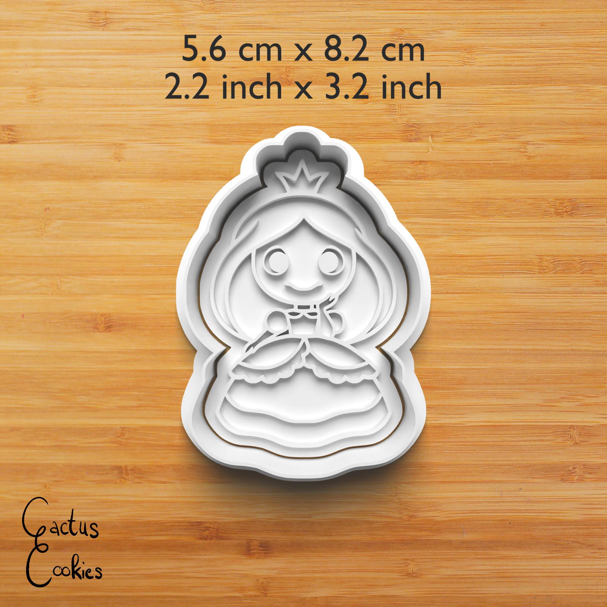Princess Cookie Cutter STL File (digital Download) - Etsy