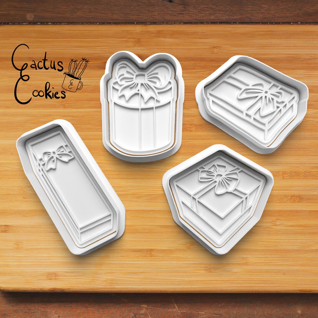 Digital STL File Download for Christmas Present Cookie Cutter - Etsy