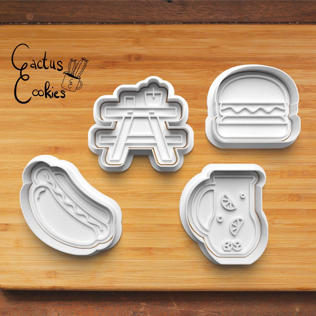 Digital STL File Download for Barbecue Picnic Cookie Cutter - Etsy