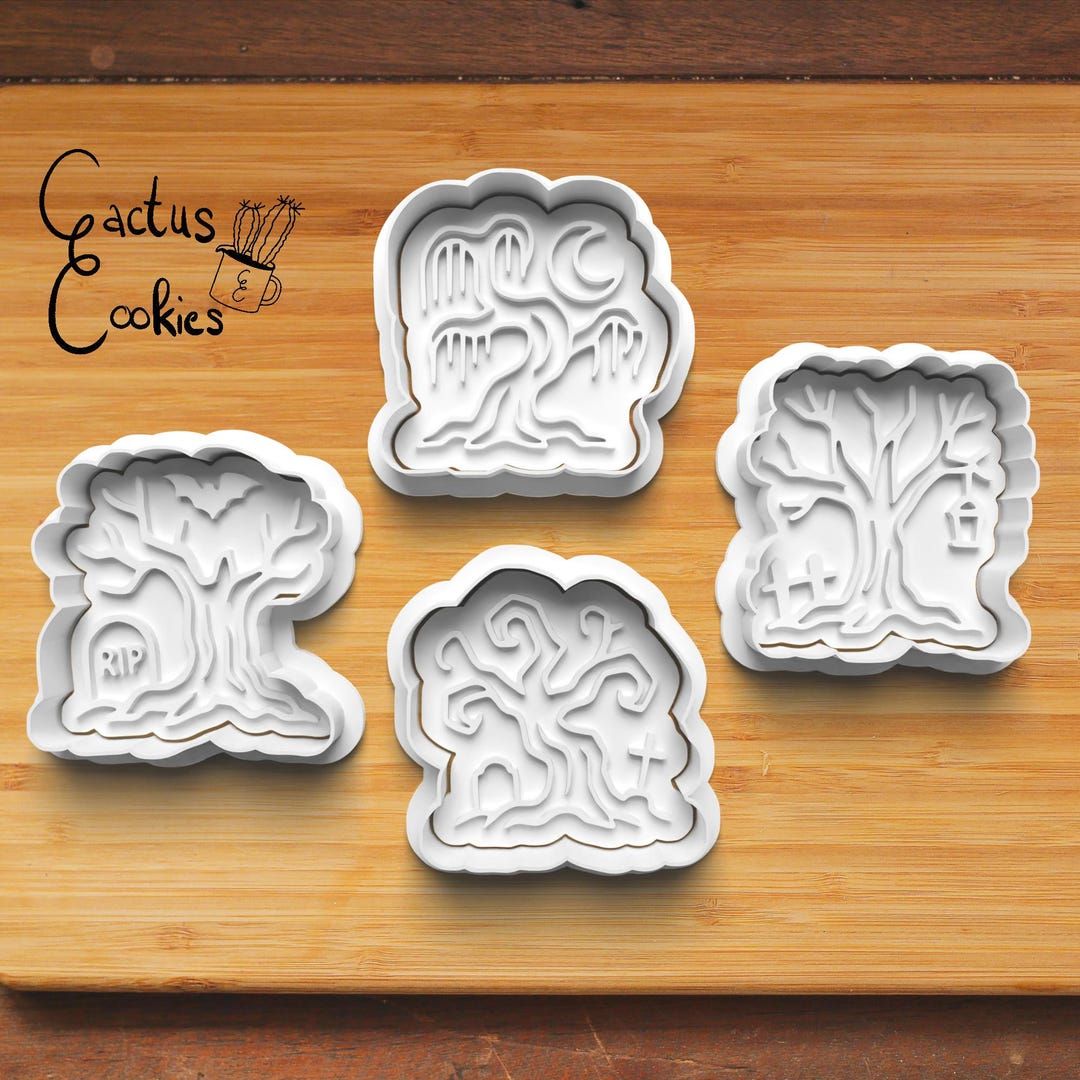 Spooky Trees Cookie Cutter STL File (digital Download) - Etsy New Zealand