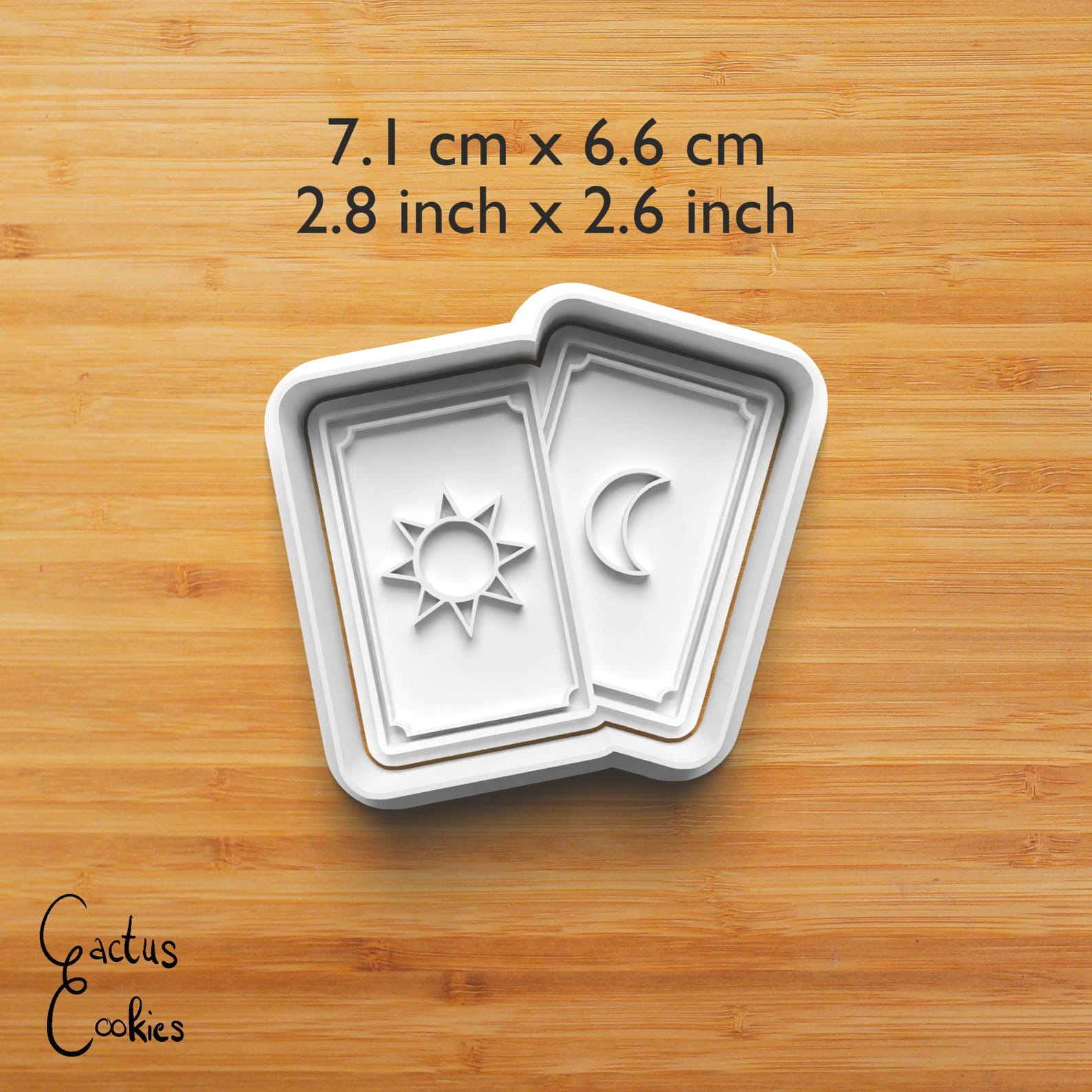 Digital STL File Download for Tarot Cards Cookie Cutter - Etsy