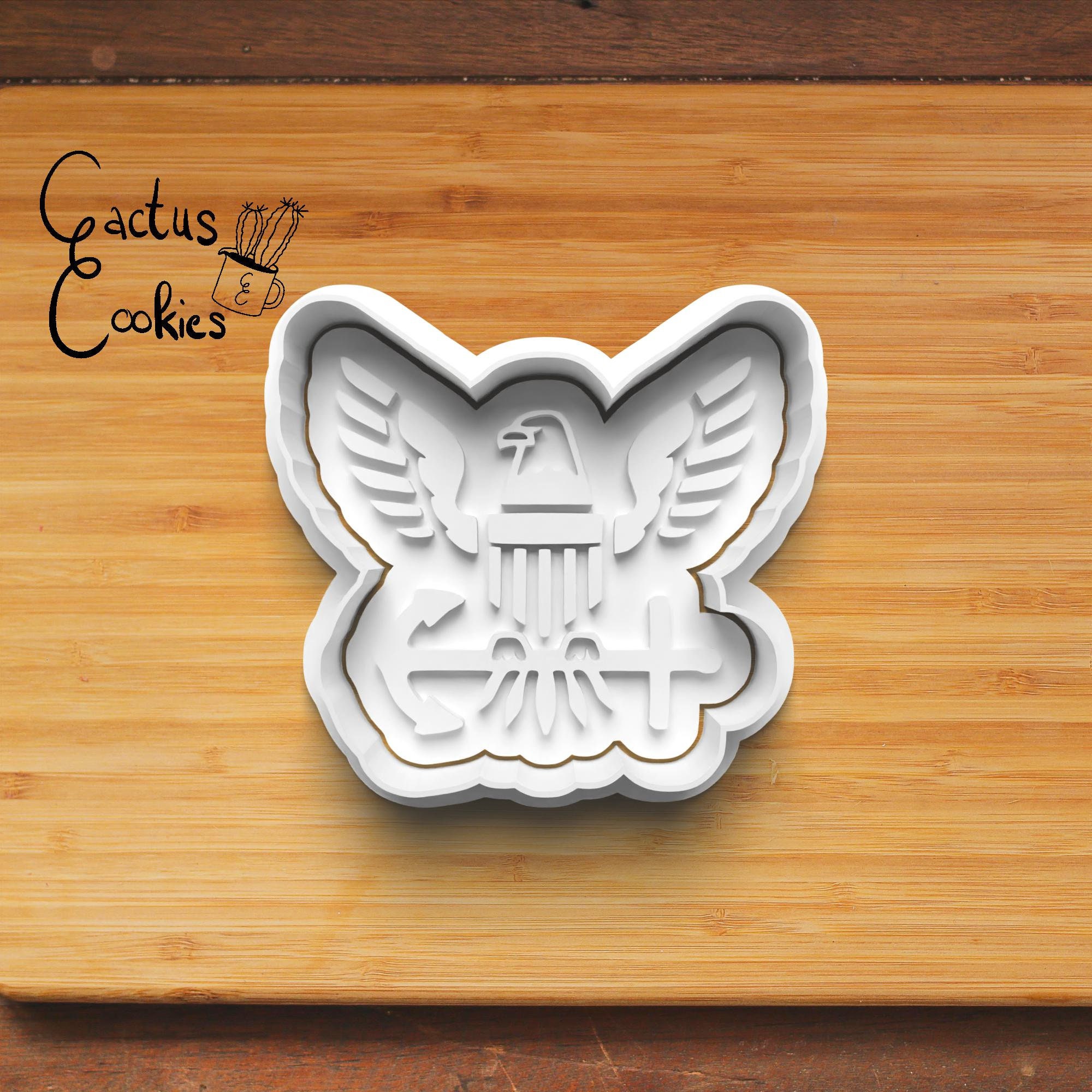 Digital STL File Download for Army Navy Air Force Cookie Cutter - Etsy