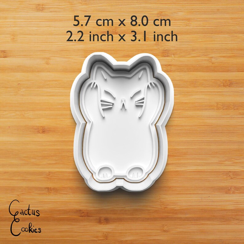 Grumpy Cat Cookie Cutter STL File (digital Download) - Etsy