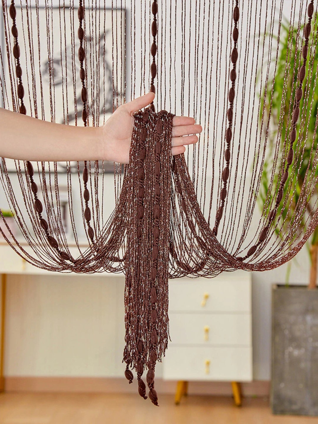 HIPPY Beaded Curtain Doorway Handmade Bohemian Curtains Bead - Etsy