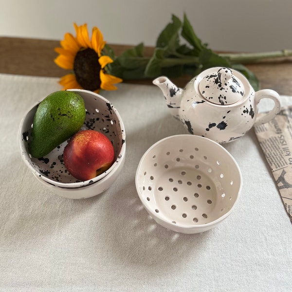 Ceramic Colander - Etsy