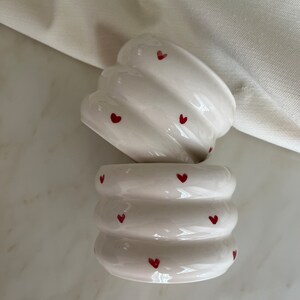 Picnic Mini - Little Hearts Handmade Ceramic Mug - Etsy