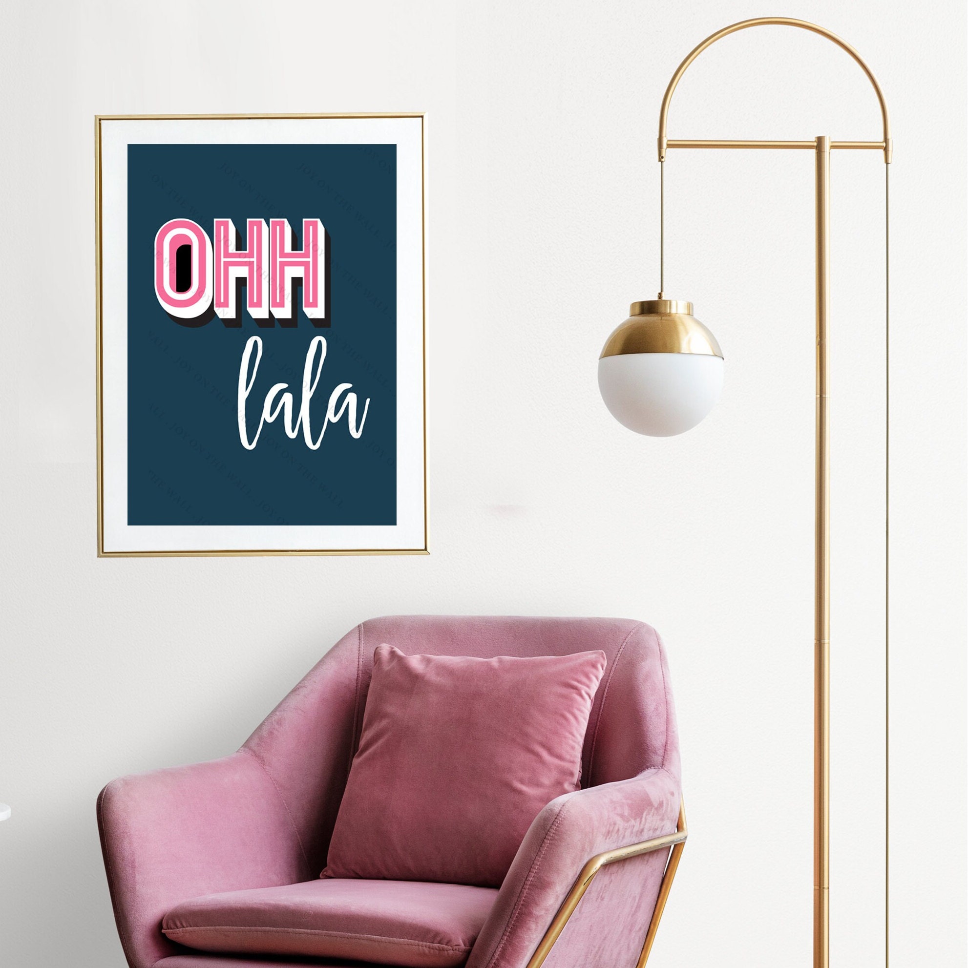 Ohh La La Print Ohh La La Poster Printable Quote Digital Download Art ...