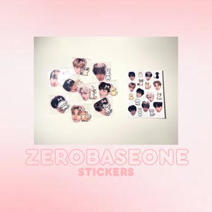 Zerobaseone Sticker Sheet / Cute Stickers - Etsy