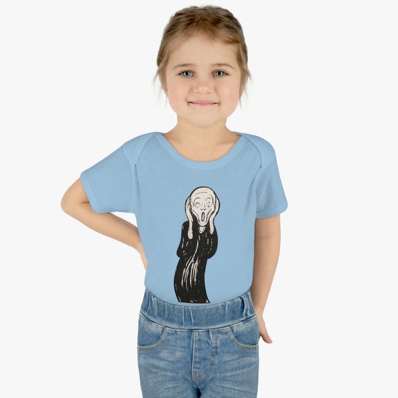 The Scream by Edvard Munch - Fine Art Baby Clothes - Etsy