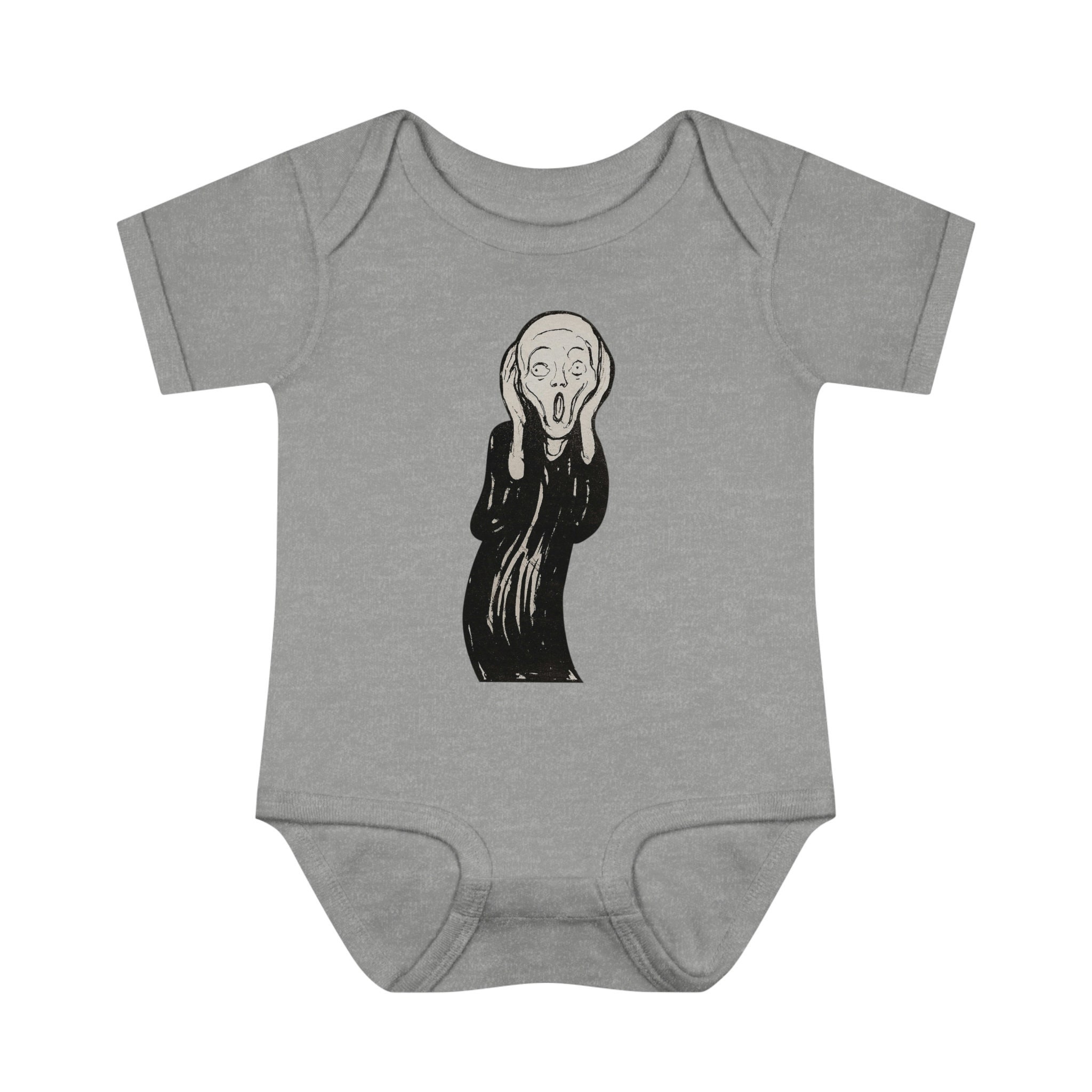 The Scream by Edvard Munch - Fine Art Baby Clothes - Etsy
