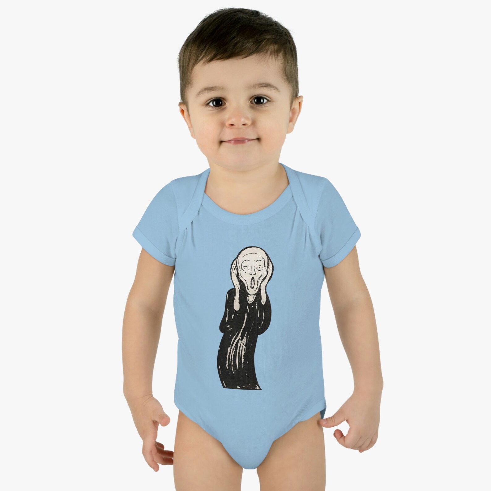 The Scream by Edvard Munch - Fine Art Baby Clothes - Etsy