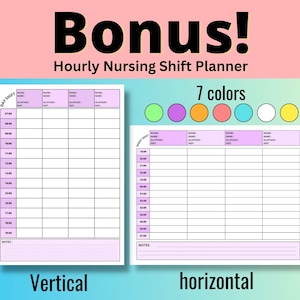 ICU Nurse Report Sheet With Hourly Rounding - Etsy