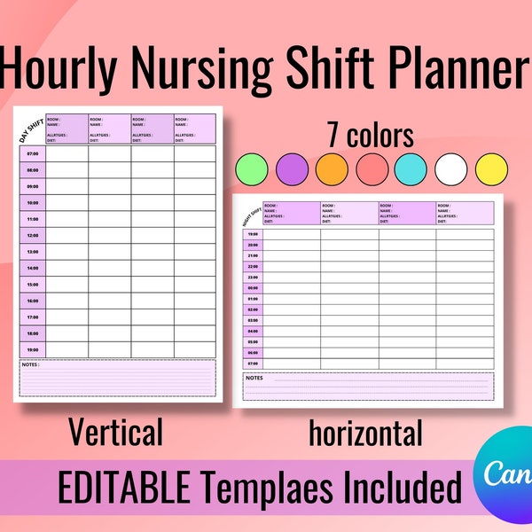 Night Shift Planner - Etsy