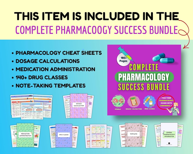 Top 100 Most Common Drugs Cheat Sheet | Quick Medication Reference for ...