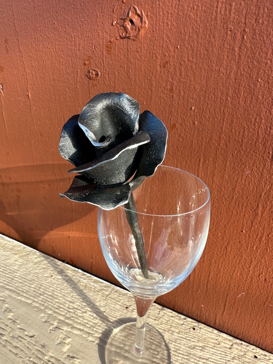 Forged 5 Petal Rose - Etsy