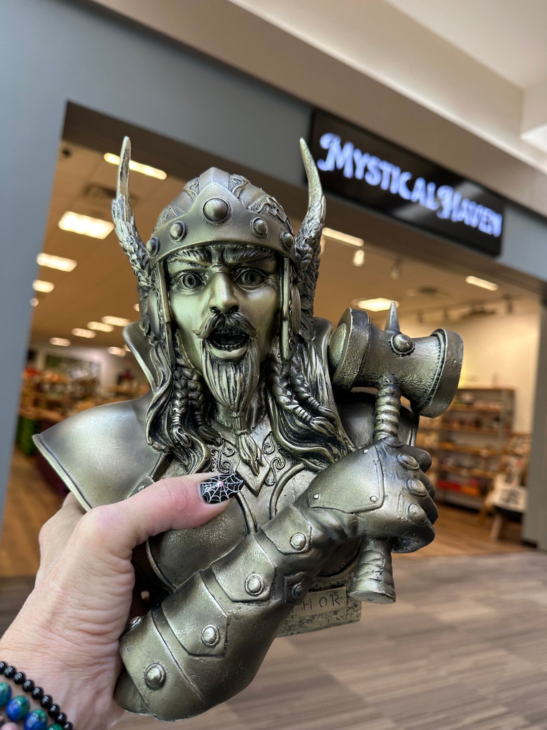 Thor Bust Viking Norse Mythology God Statue Nordic God God of Thunder ...