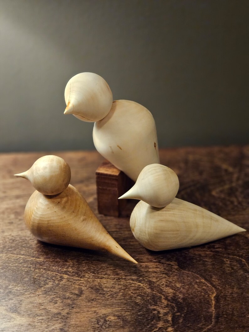 Bird. Woodturned. - Etsy