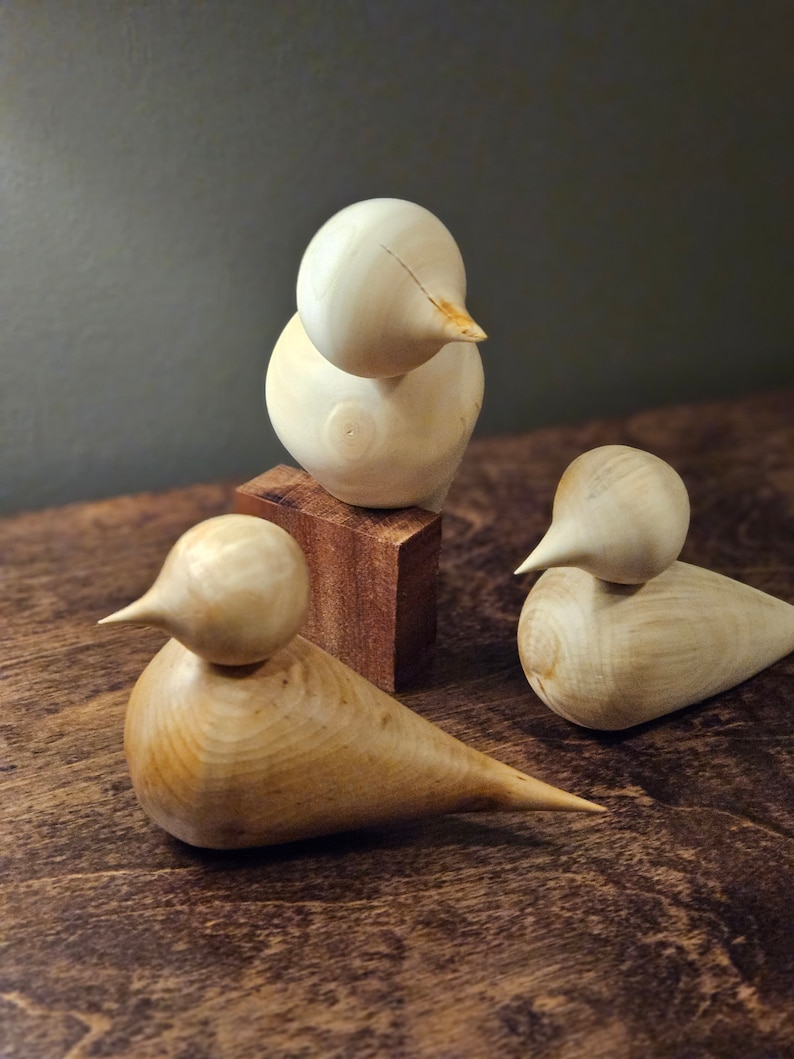Bird. Woodturned. - Etsy