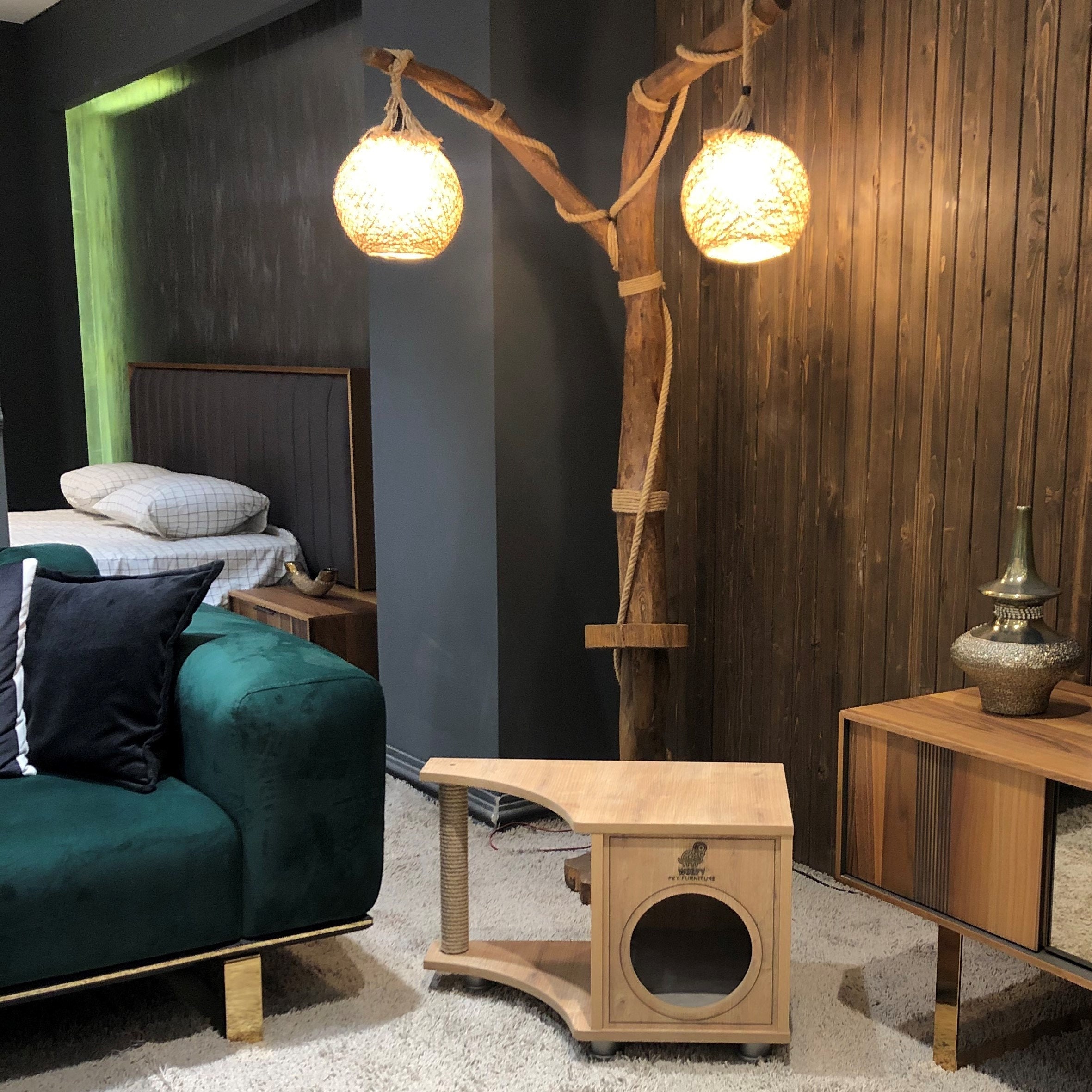 Cat Scratching Post, Cat Tree, Stylish Scratching Post, Natural ...