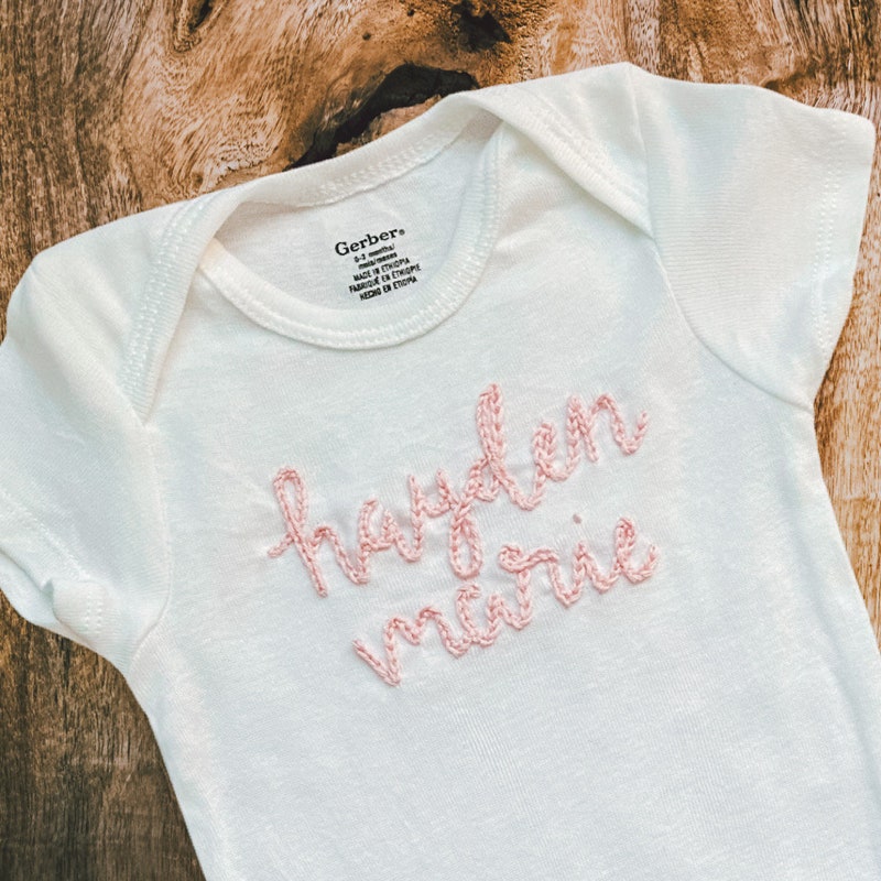 Name Onesie - Etsy