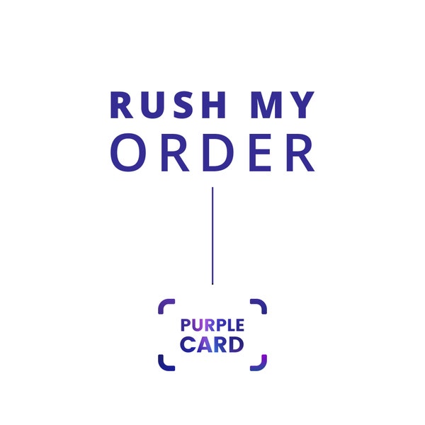 Rush Order Business Cards - Etsy