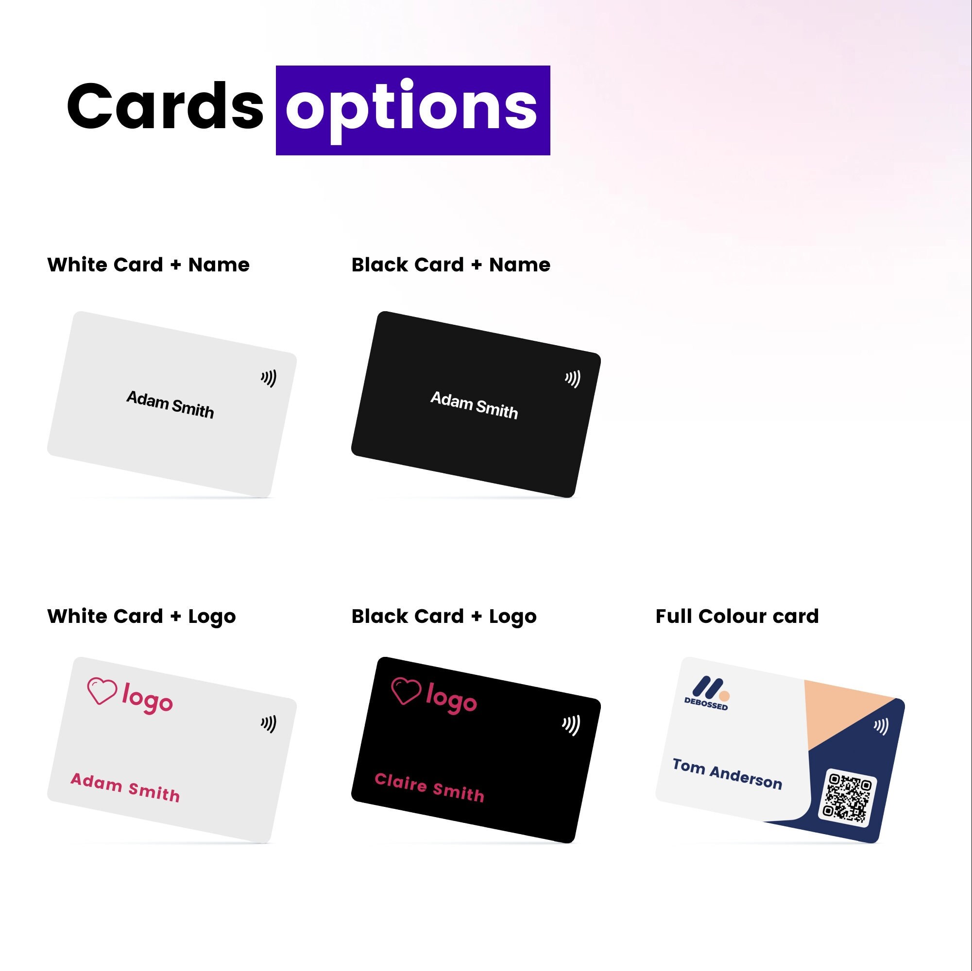 Personalised Smart Business Card, Custom Printing Business Card, Smart ...
