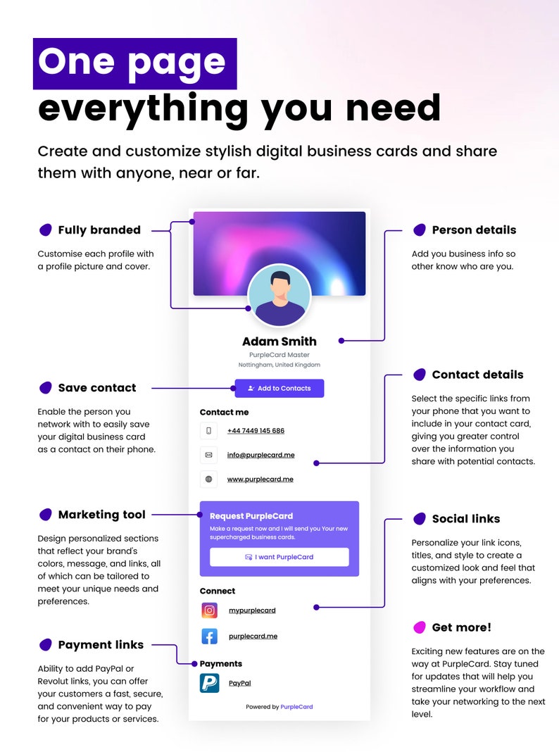 Social Media Scan Me QR Code Modern Simple Smart Business Card, Black ...