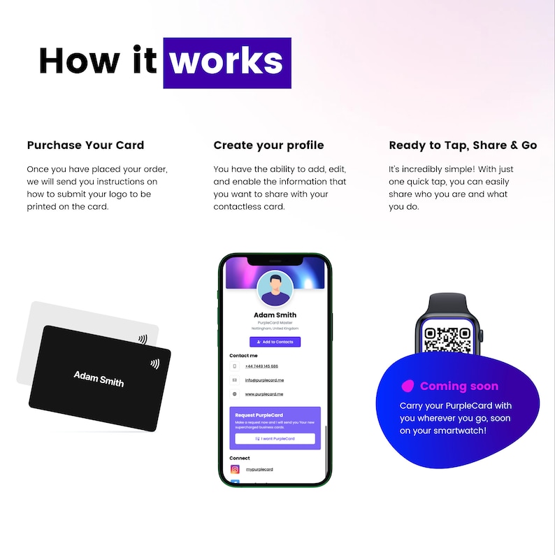 Social Media Scan Me QR Code Modern Simple Smart Business Card, Black ...