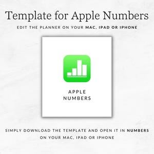 Habit Tracker iPad Daily Weekly Monthly, Apple Numbers Spreadsheet ...