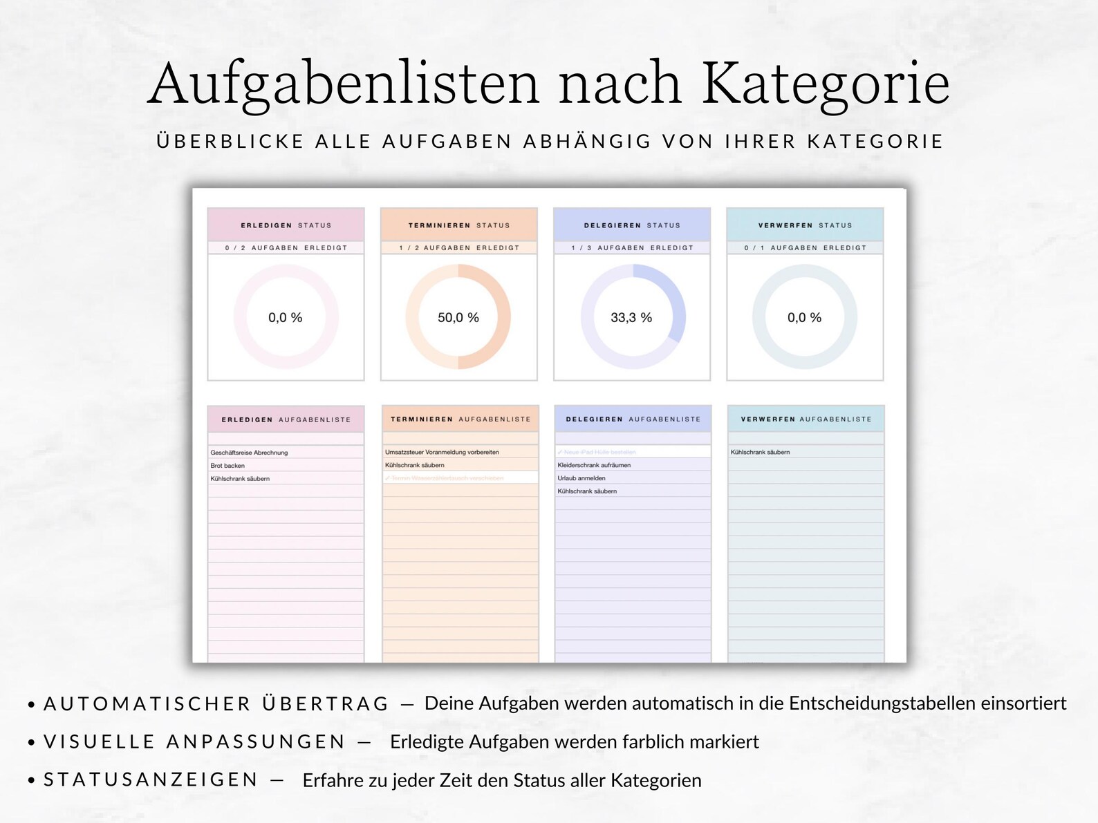 Decision Matrix Apple Numbers, Task Priority Tracker, Task Management ...