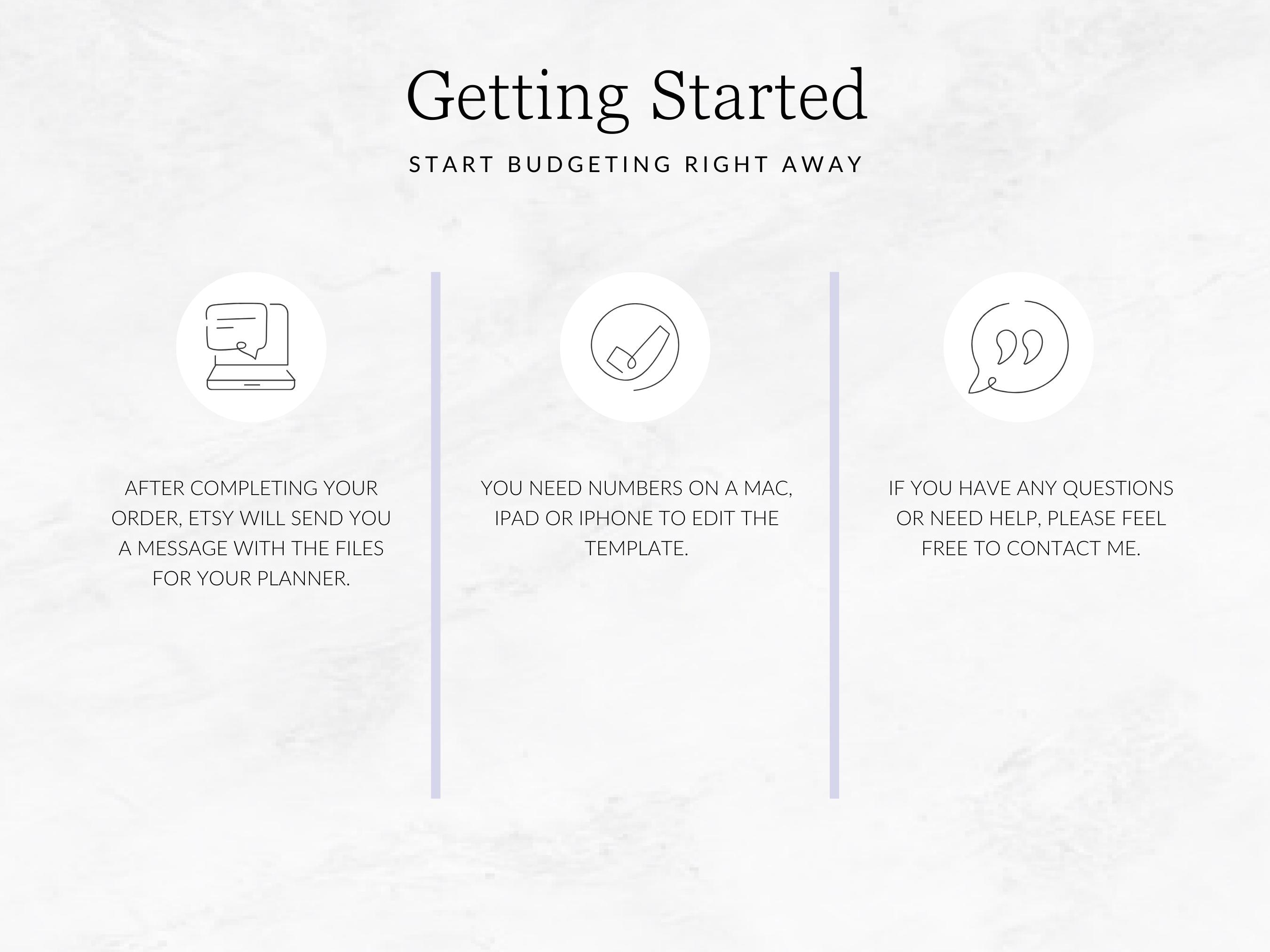 Apple Numbers Expenses Tracker for Mac, iPad and Iphone, Expense ...