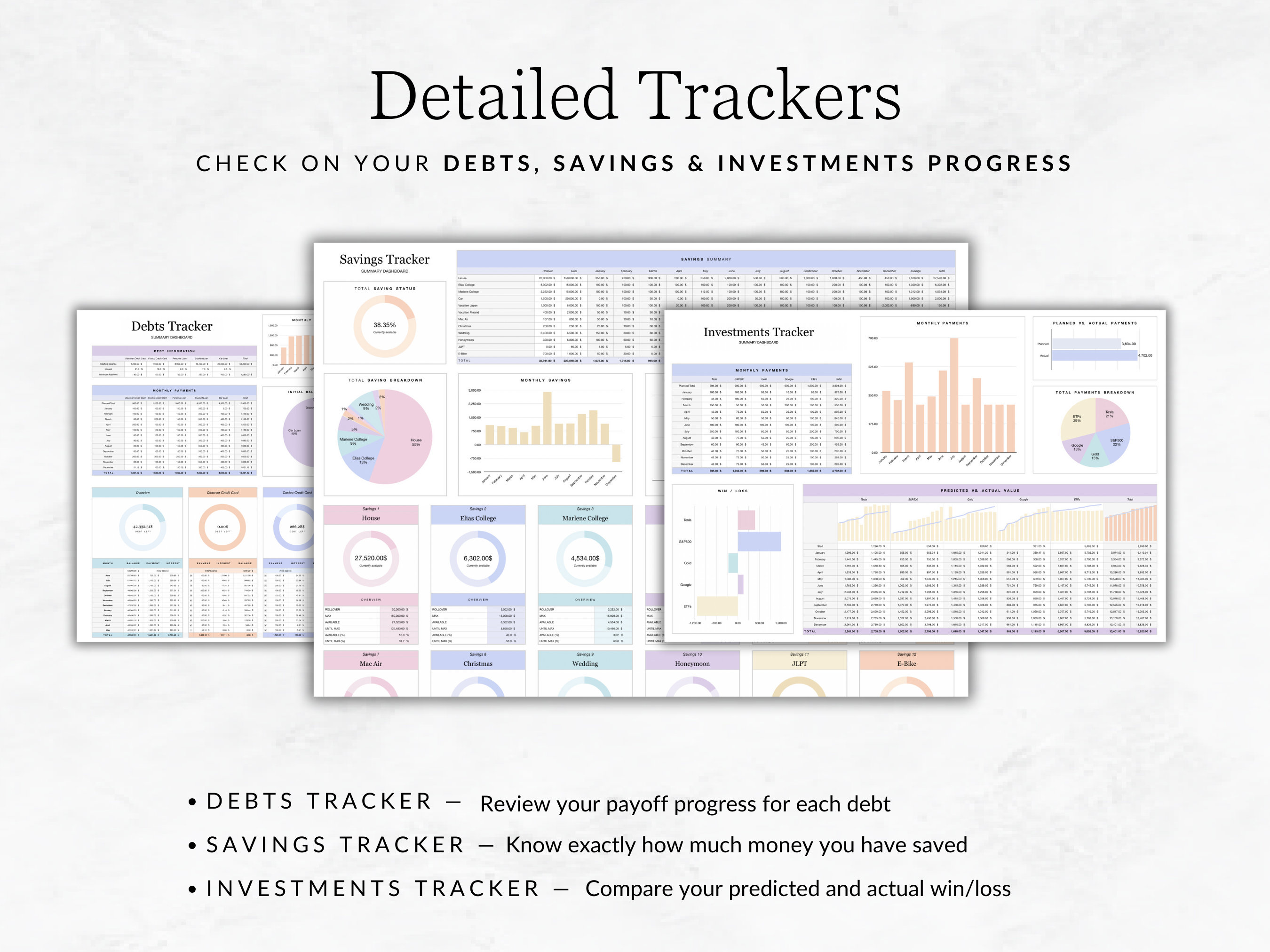 Apple Numbers Annual Budget Template for Mac, iPad and Iphone, Income ...