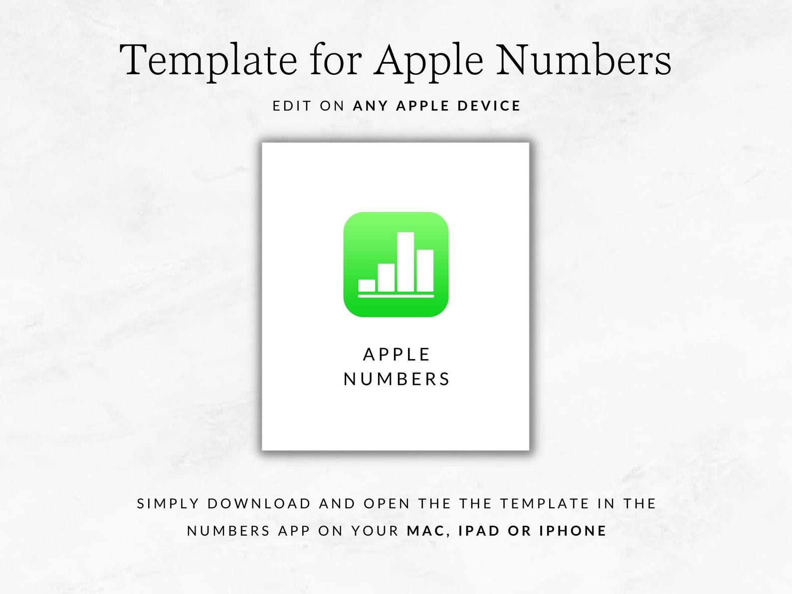 Apple Numbers Expenses Tracker for Mac, iPad and Iphone, Expense ...