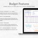 Apple Numbers Annual Budget Template for Mac, iPad and Iphone, Income ...