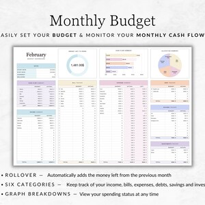 Apple Numbers Annual Budget Template for Mac, iPad and Iphone, Income ...