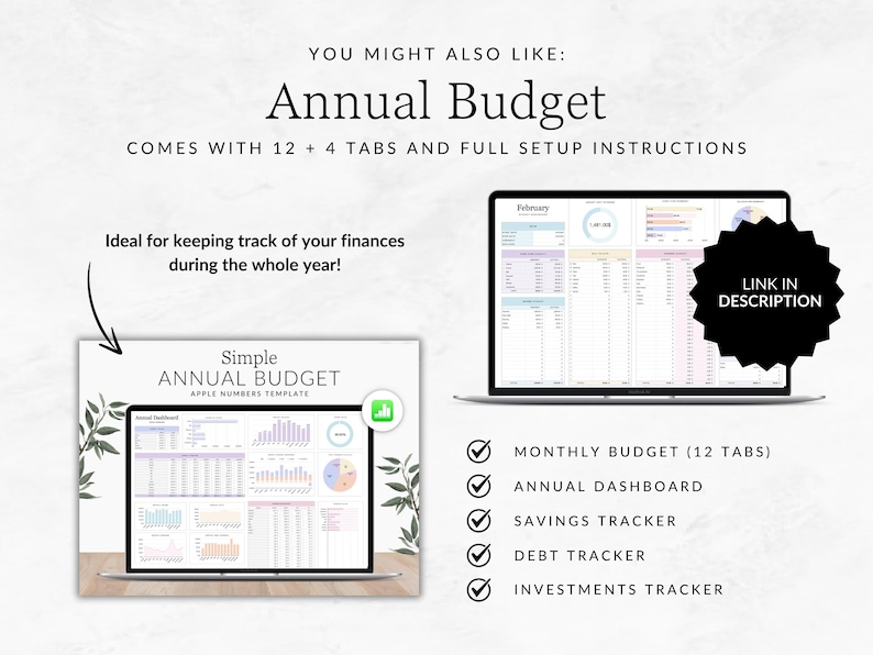 Apple Numbers Expenses Tracker for Mac, iPad and Iphone, Expense ...