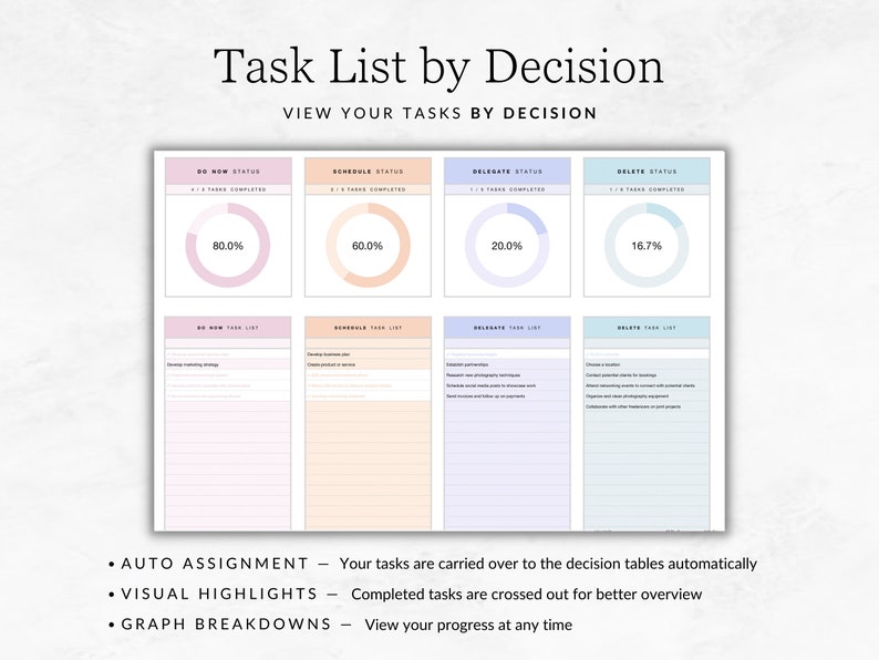 Decision Matrix Apple Numbers, Task Priority Tracker, Task Management ...