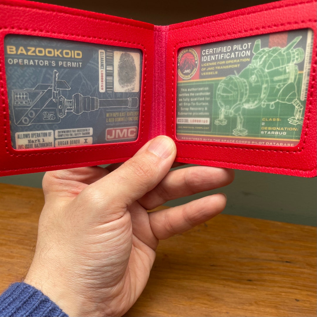 RED DWARF License Cards Double Wallet - Etsy