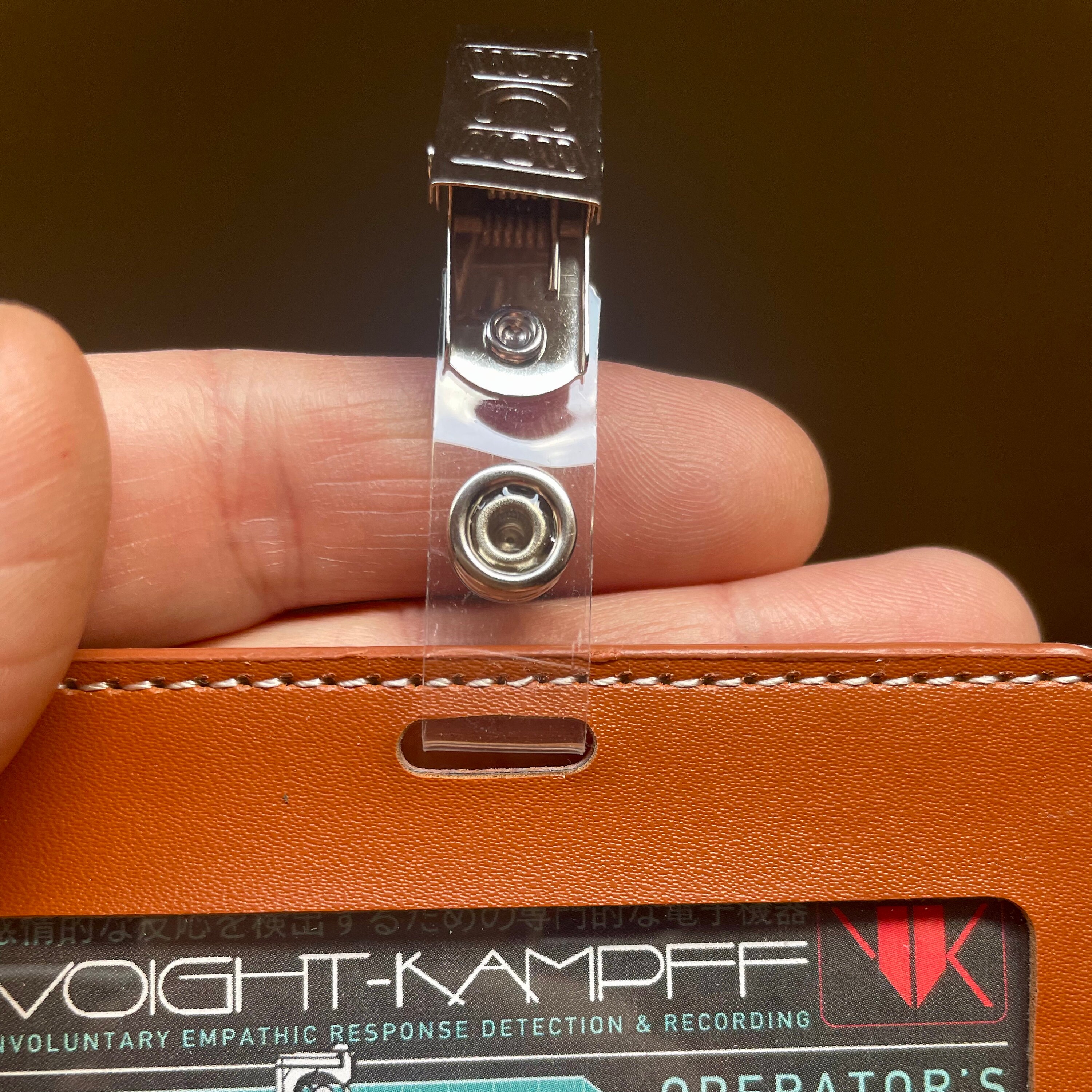 VOIGHT-KAMPFF License From Blade Runner, ID or Travel Card Holder - Etsy